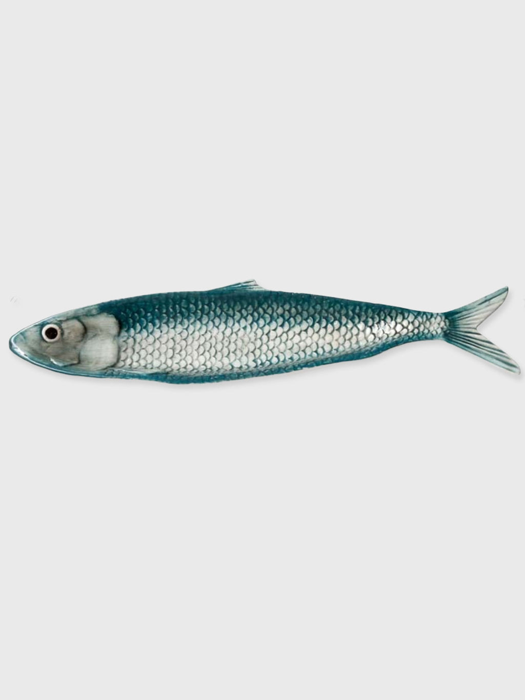 Ceramic Hand-Painted Sardine Shaped Plate - Blue – Lola & SiDney