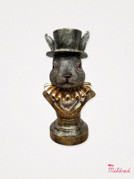 Top Hat Rabbit Bunny Bust - Bronze and Gold – Lola & SiDney