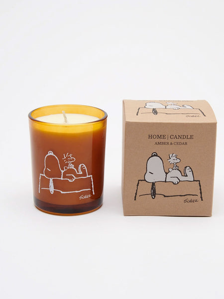 Peanuts Snoopy Campfire Candle - Amber and Cedar – Lola & SiDney