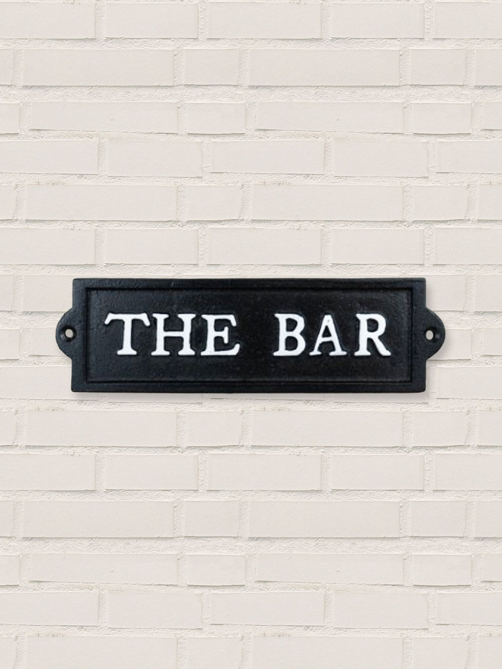 The Bar - Cast Iron Sign – Lola & SiDney