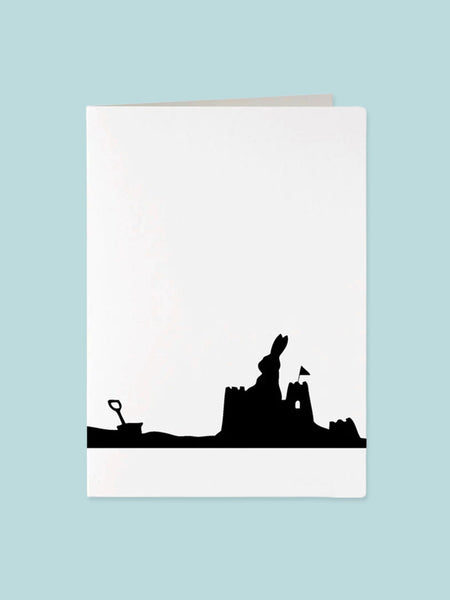 HAM Rabbit Greeting Card - Seaside – Lola & SiDney